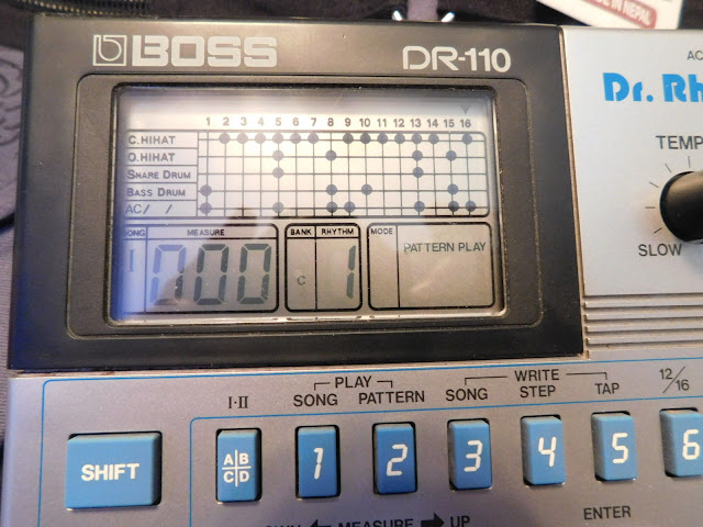 MATRIXSYNTH: BOSS DR-110 DR. RHYTHM GRAPHIC SYNTHESIZER SN 625100