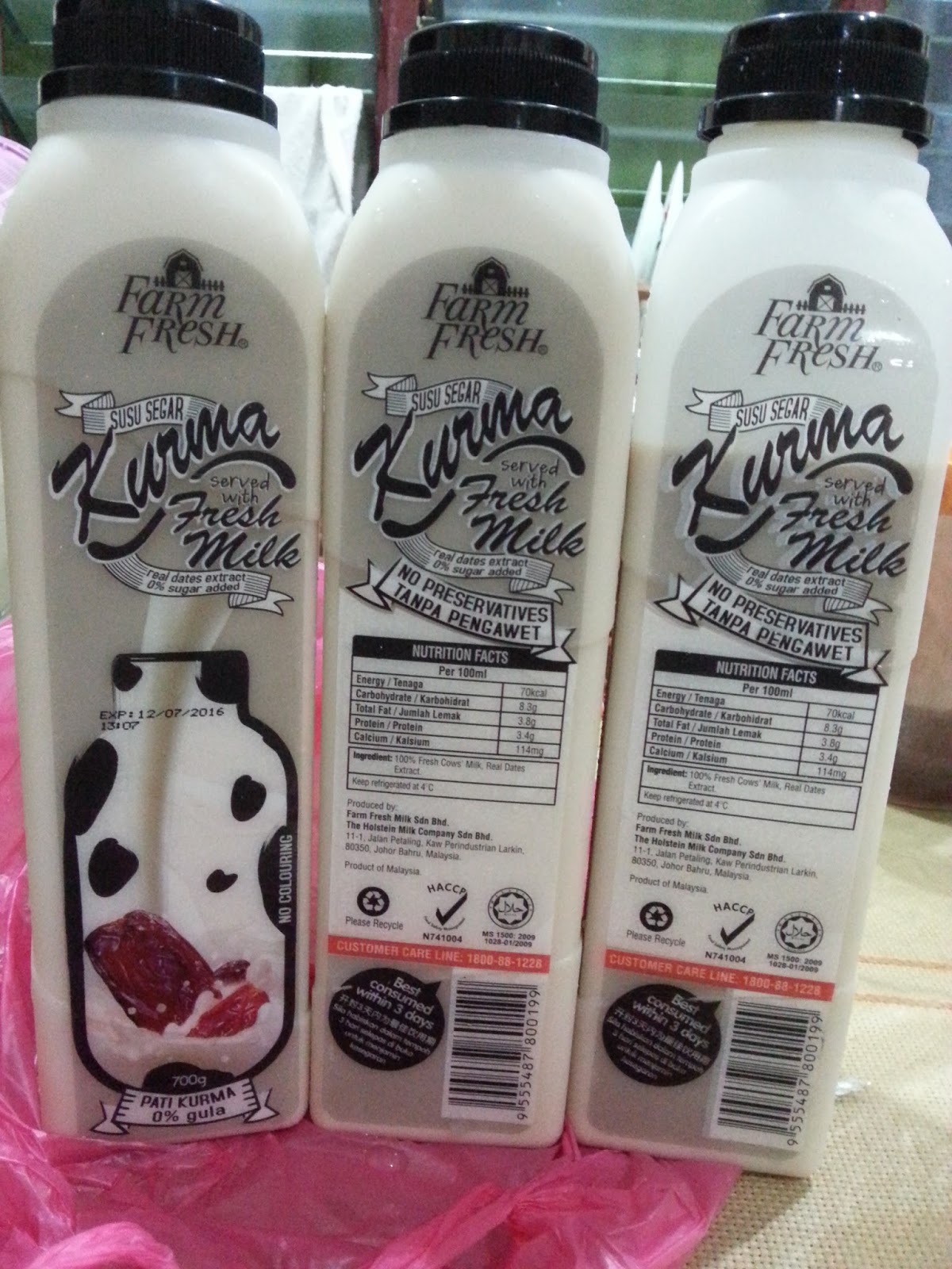 Susu Segar Kurma Farm Fresh - Cik Azizah