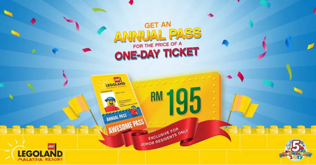 Legoland Malaysia Annual Pass Ticket Promotion
