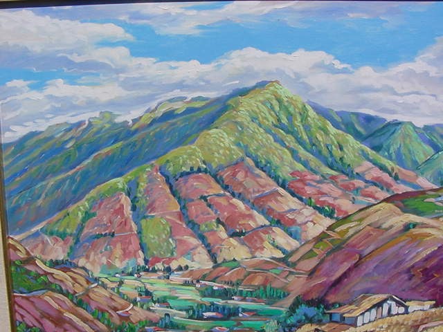 El color de los andes: Pinturas de los Andes.