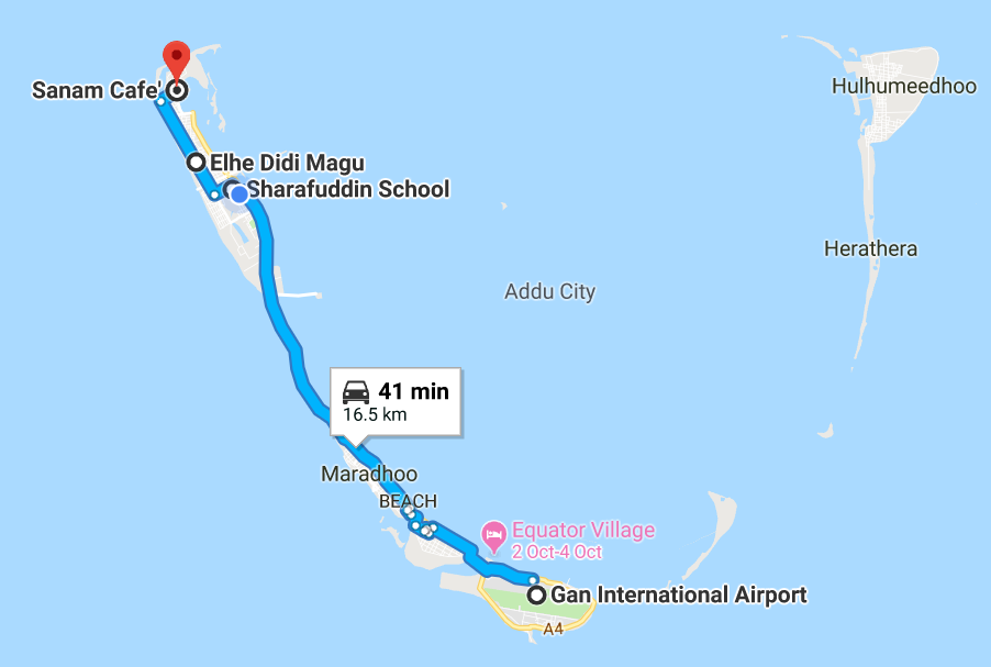 Public transport/Bus service details in GAN Island (Addu atoll ...