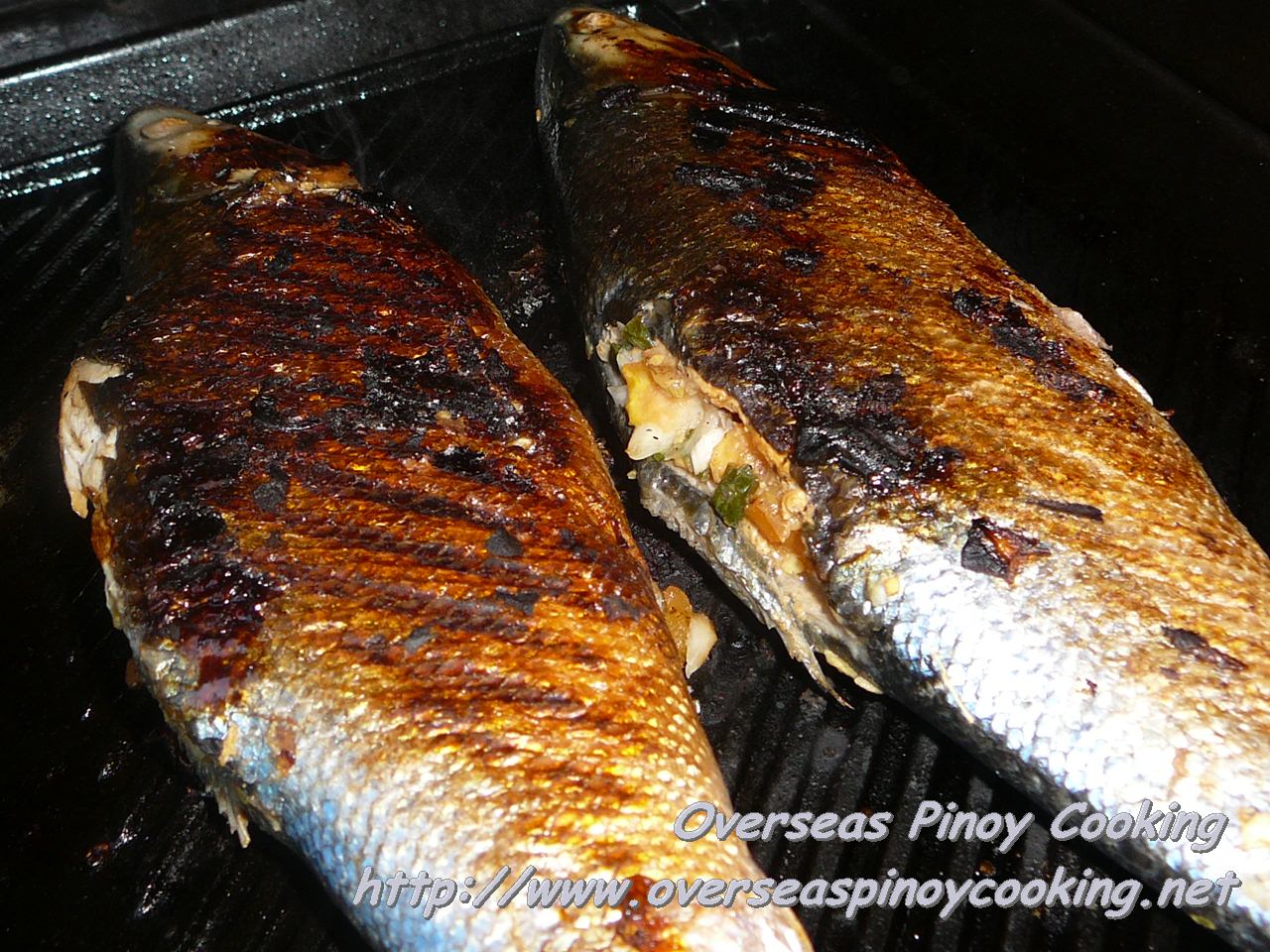 Inihaw Na Bangus In Foil
