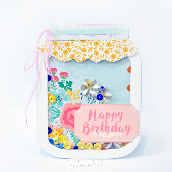 The Cutting Cafe: Mason Jar-Shaped Card