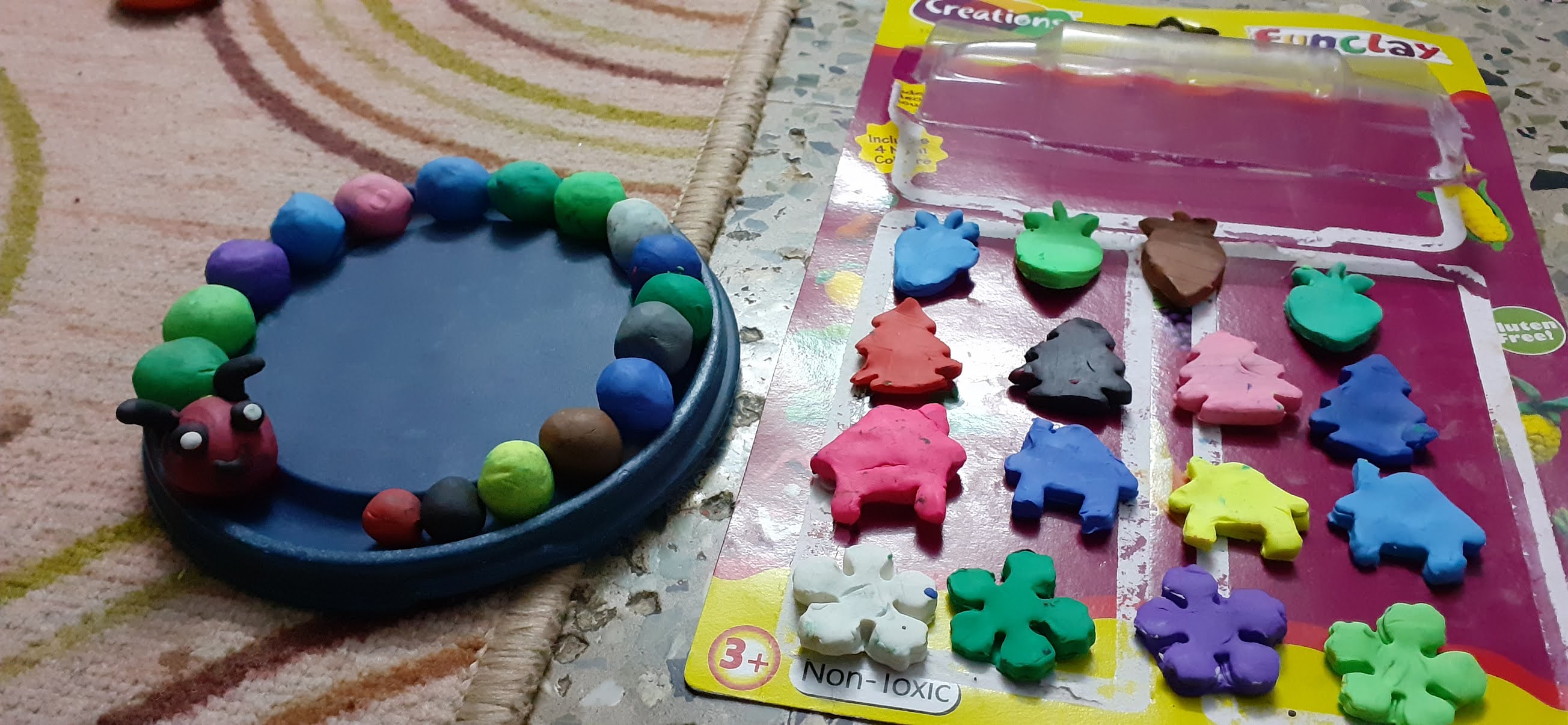 Play Learn Explore: Craft - Fun with clay - Fine motor skills - Creativity