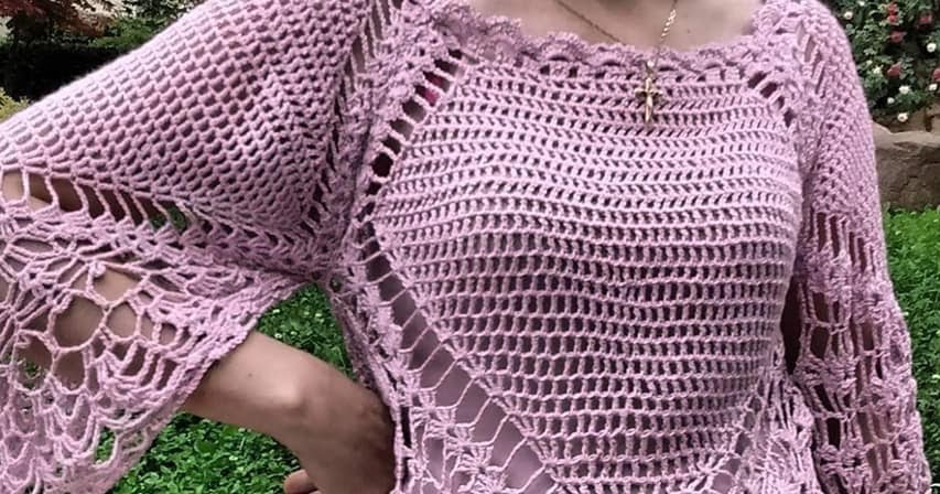 Blouse crochet Openwork Tutorial - 🧵 CROCHET PATTERNS