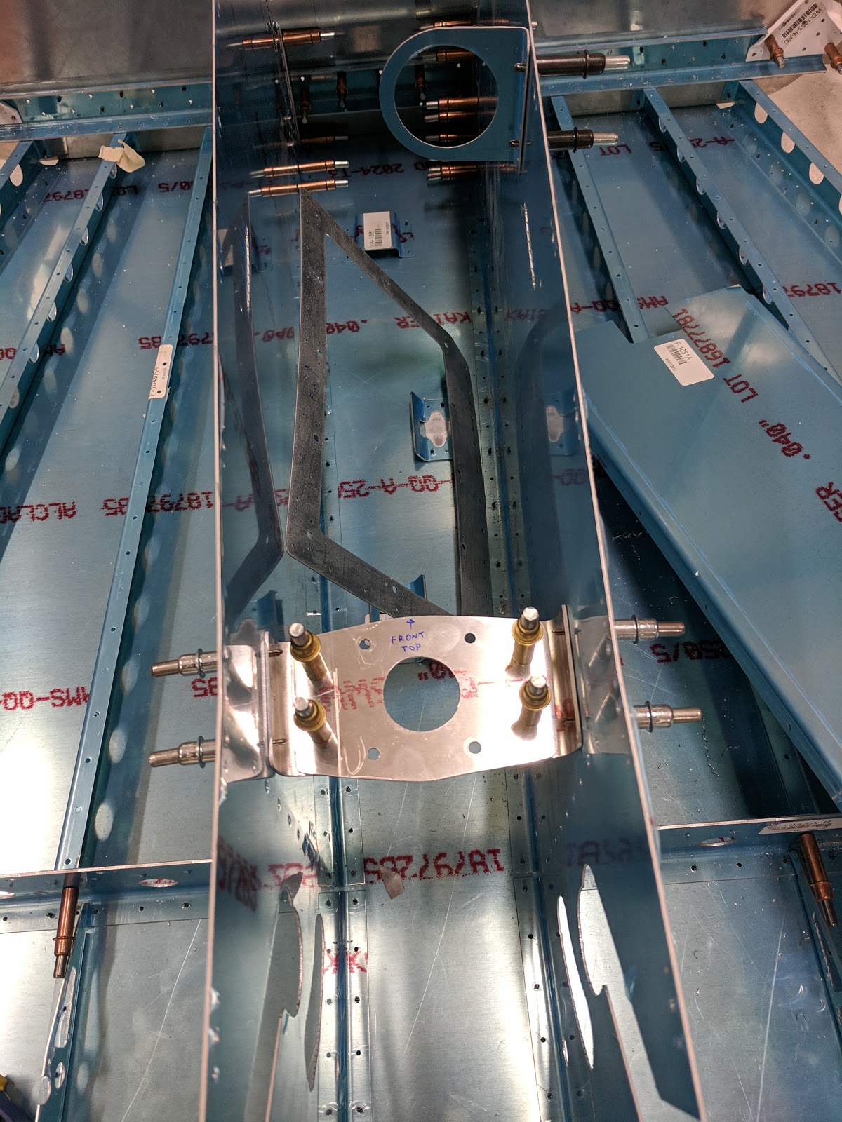 Damazio family's RV-10 project: Forward fuselage ribs and bulkheads ...