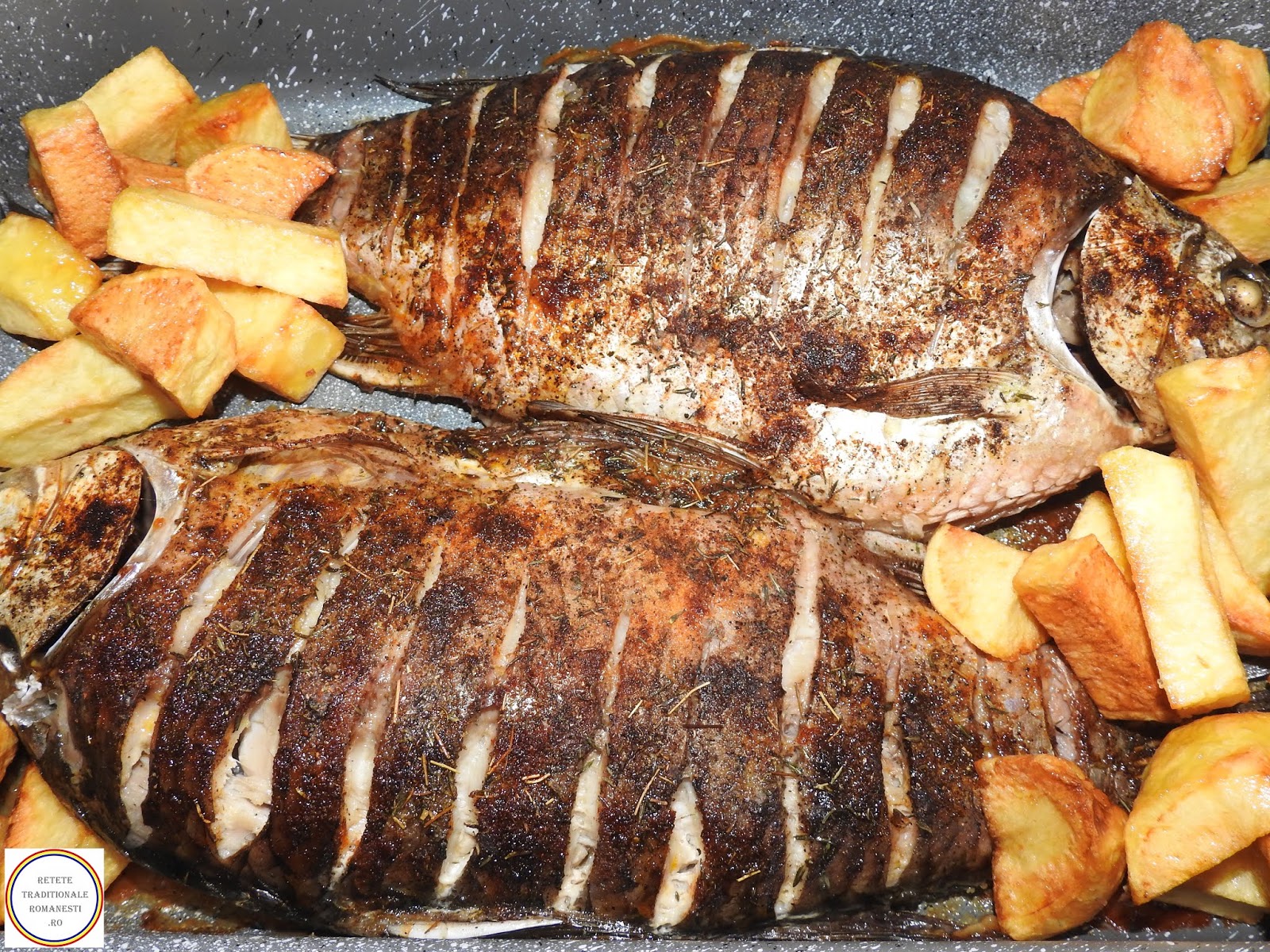 Peste prajit la cuptor reteta | Retetetraditionaleromanesti.ro