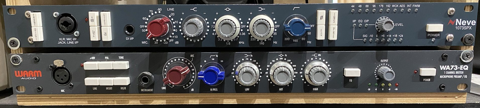 High on Technology: NEVE 1073SPX COMPARED TO WARM AUDIO WA-73EQ REVIEW