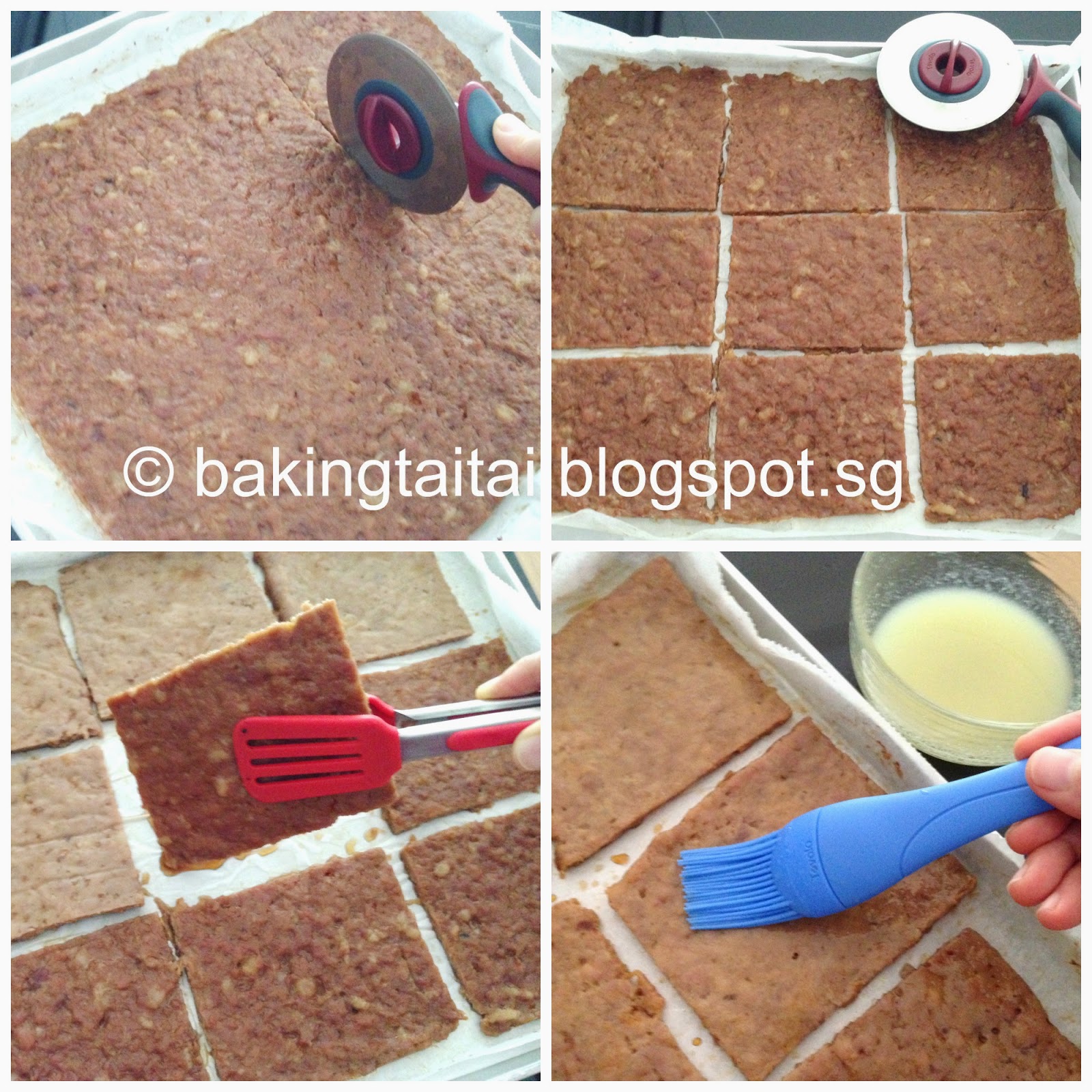 Baking Taitai 烘焙太太: Pineapple Prosperity Bak Kwa 凤梨(旺来)肉干 (中英食谱教程)