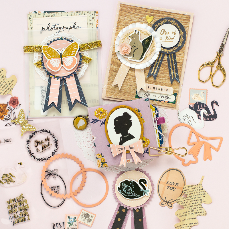 Bea Valint: 4 ways to use Heritage stamp and die set | Crate Paper DT