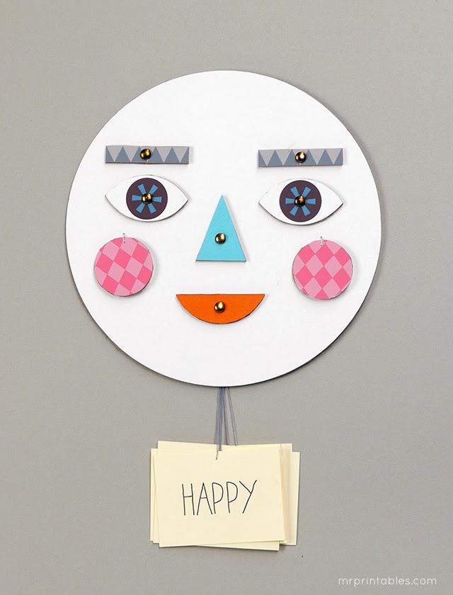 Mr Printables Emotion Face