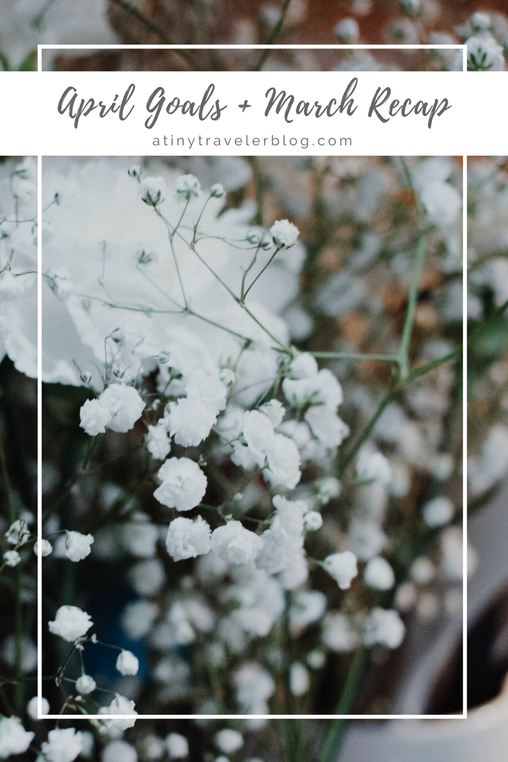 April Goals + March Recap