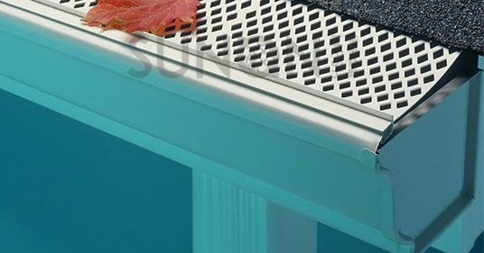 HeBei Sunon Wire Cloth Co., Ltd: Gutter Guard Screen DIY Gutter Guard ...