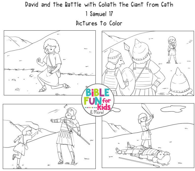 David Faces Goliath | Bible Fun For Kids