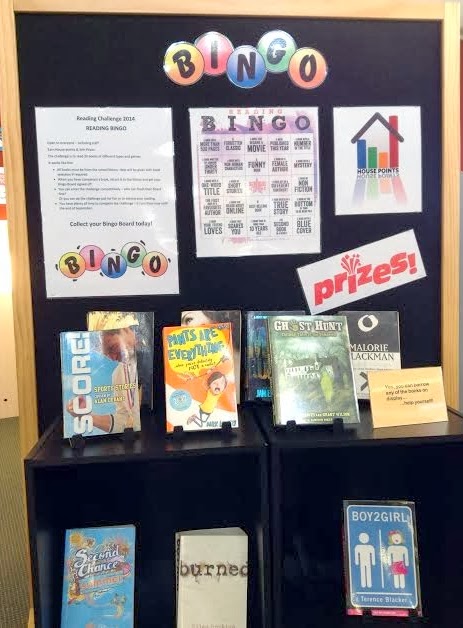 Library Displays: Bingo Reading Challenge!
