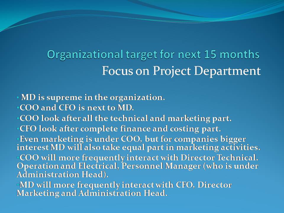 nirjhar: Organization Structure for a Project Based Company ...