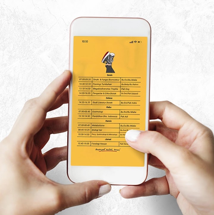 Jam Kuliah Universitas Negeri Malang + Template - HMI FMIPA UM