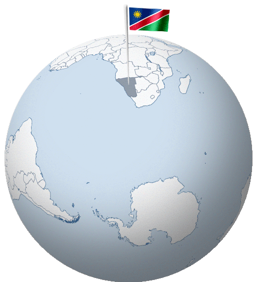 Flag of Namibia (GIF) - All Waving Flags