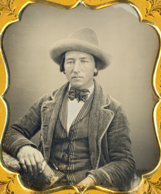 Cool Photos Show Hat Styles For Men in the Mid-19th Century ~ Vintage ...