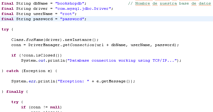 Tutorial básico de bases de datos en Java mediante JDBC.