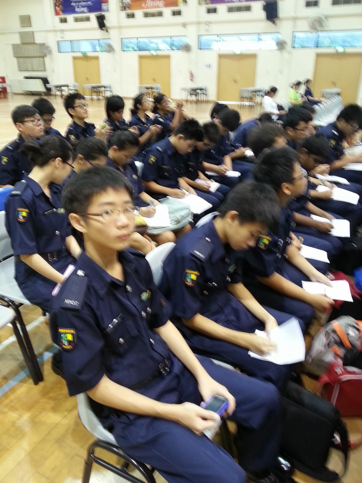 Anderson Secondary School NPCC Unit: October 2013