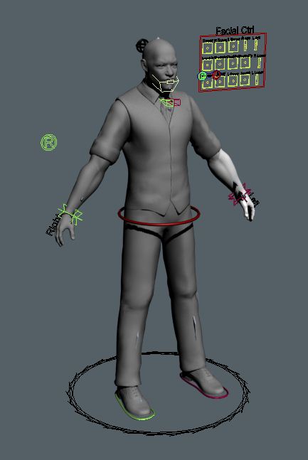 RigsArena - Free Rigs for 3ds Max: Complete Man Rigged 3ds Max