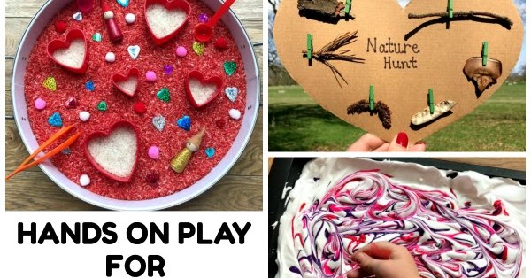 Learning and Exploring Through Play: Hands on Learning for Valentines Day