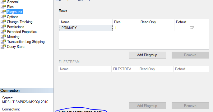 BI Geeks: Create memory Optimized table in SQL 2016 BI Geeks: Create memory Optimized table in SQL 2016