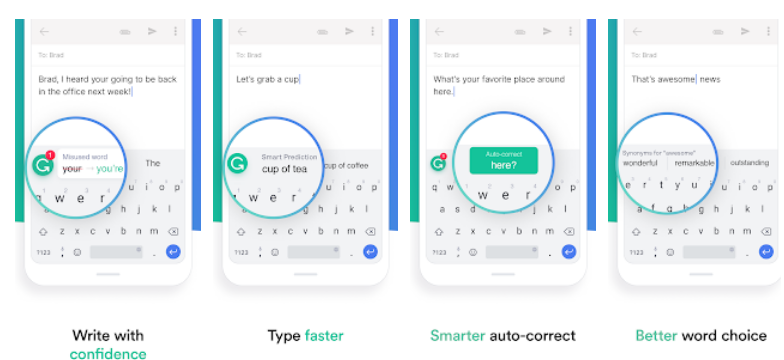 Download Grammarly Keyboard - Type with confidence Mobile App - Youth Apps