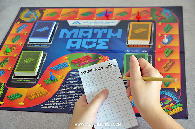 Fun Boardgame and Test Your Math Skills with Math Ace by Ace Advance ...