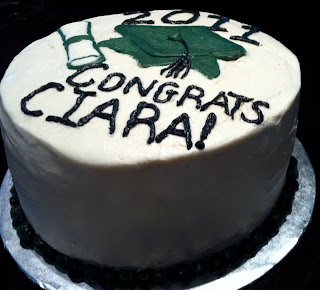 Sonya's Sweets and Treats: Three Layer Red Velvet Graduation Cake