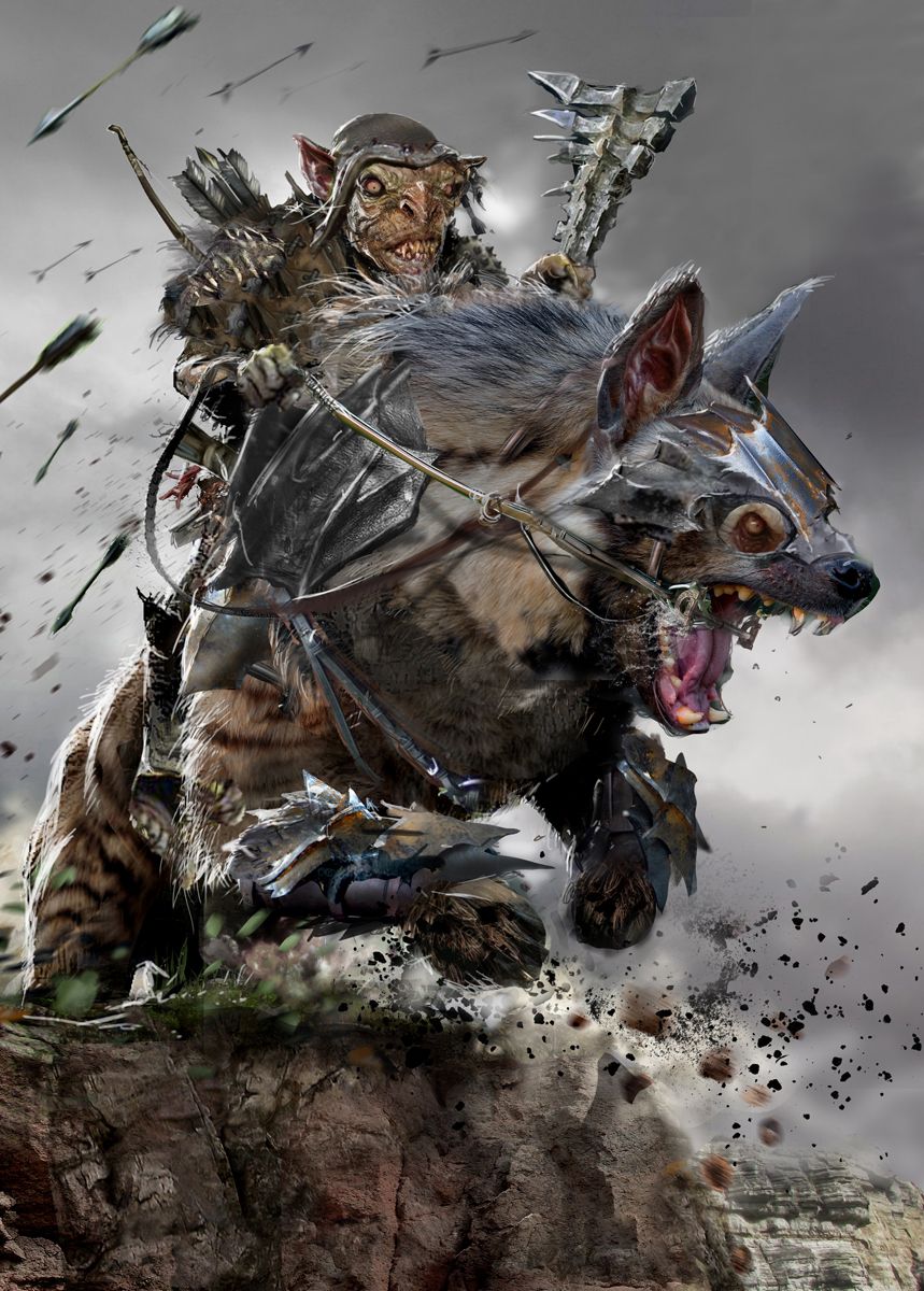 Warg Concept Art | J.R.R Tolkien - Enciclopédia Global™