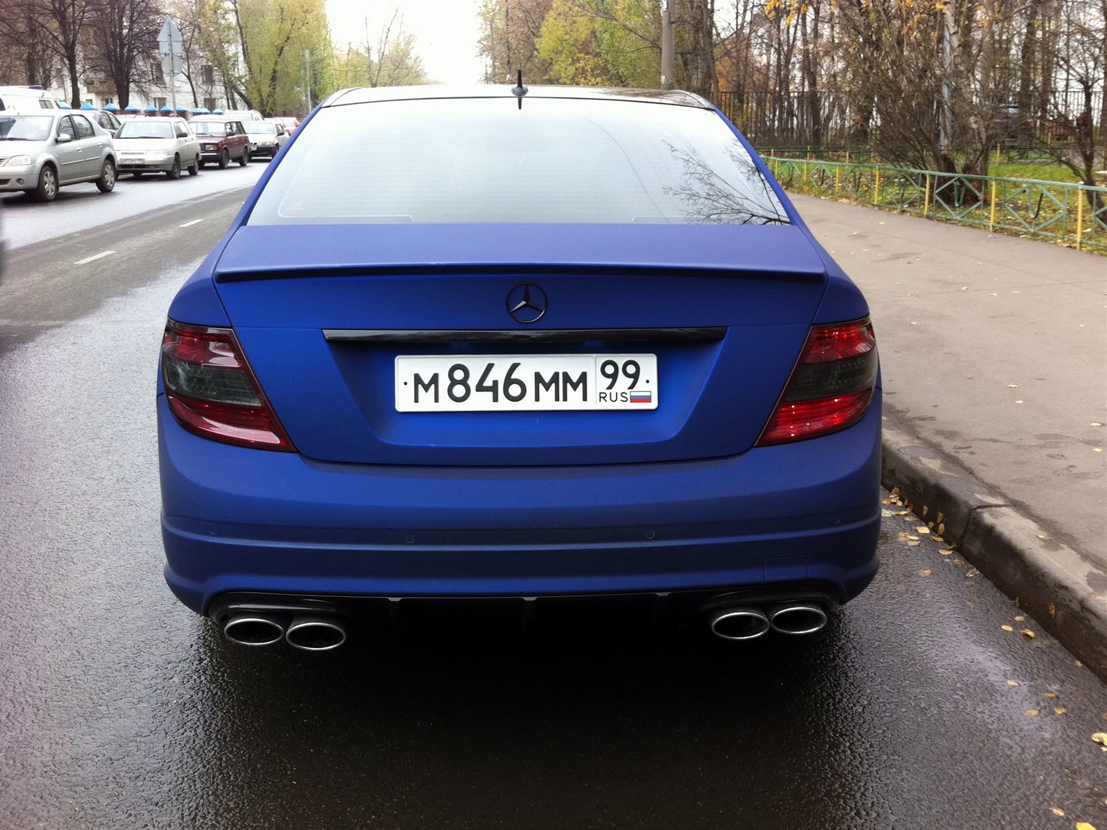 Mercedes-Benz W204 Blue VELVET | BENZTUNING