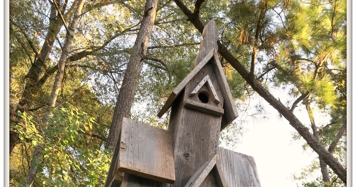 From My Front Porch To Yours: Recycled Wood Birdhouse & DIY Stand