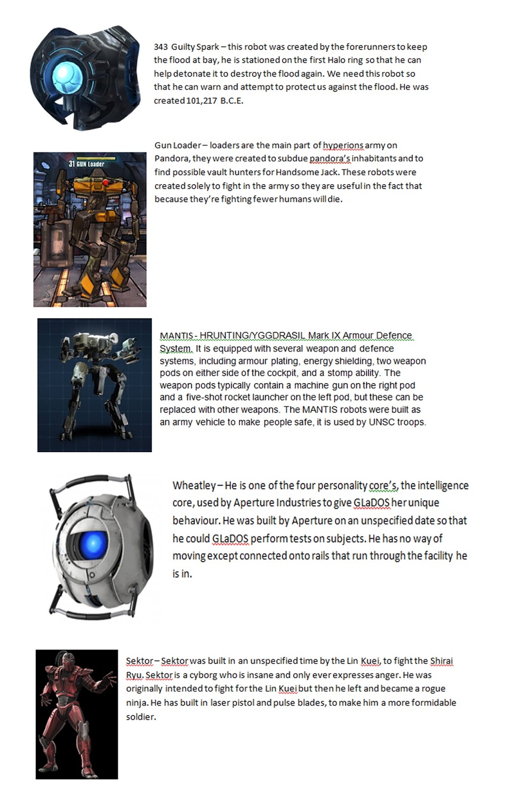 Conor Rabone - BMET Games: Robots In Media - Mechanical Marvel