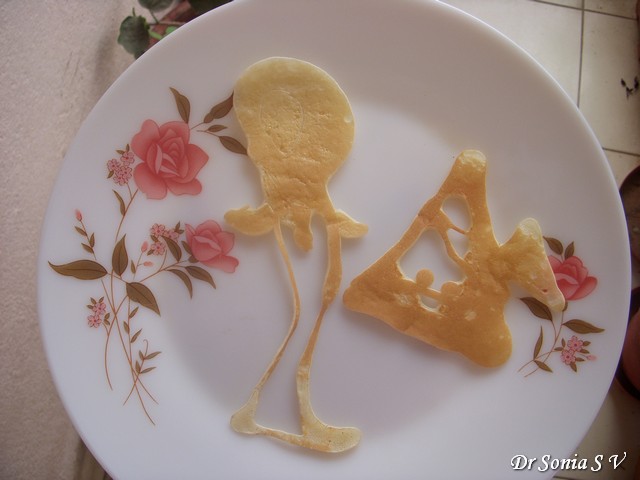 Cards ,Crafts ,Kids Projects: Pancake shapes -Ocean theme Edible craft