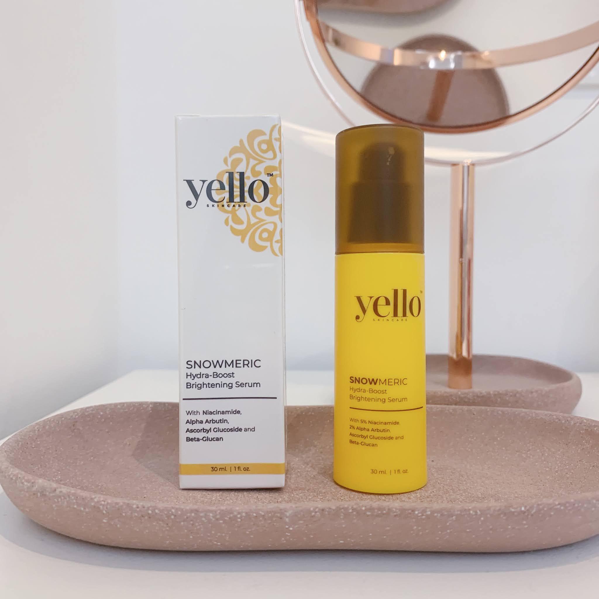 Yello Snowmeric Hydra-Boost Brightening Serum Review ~ IMAN ABDUL RAHIM