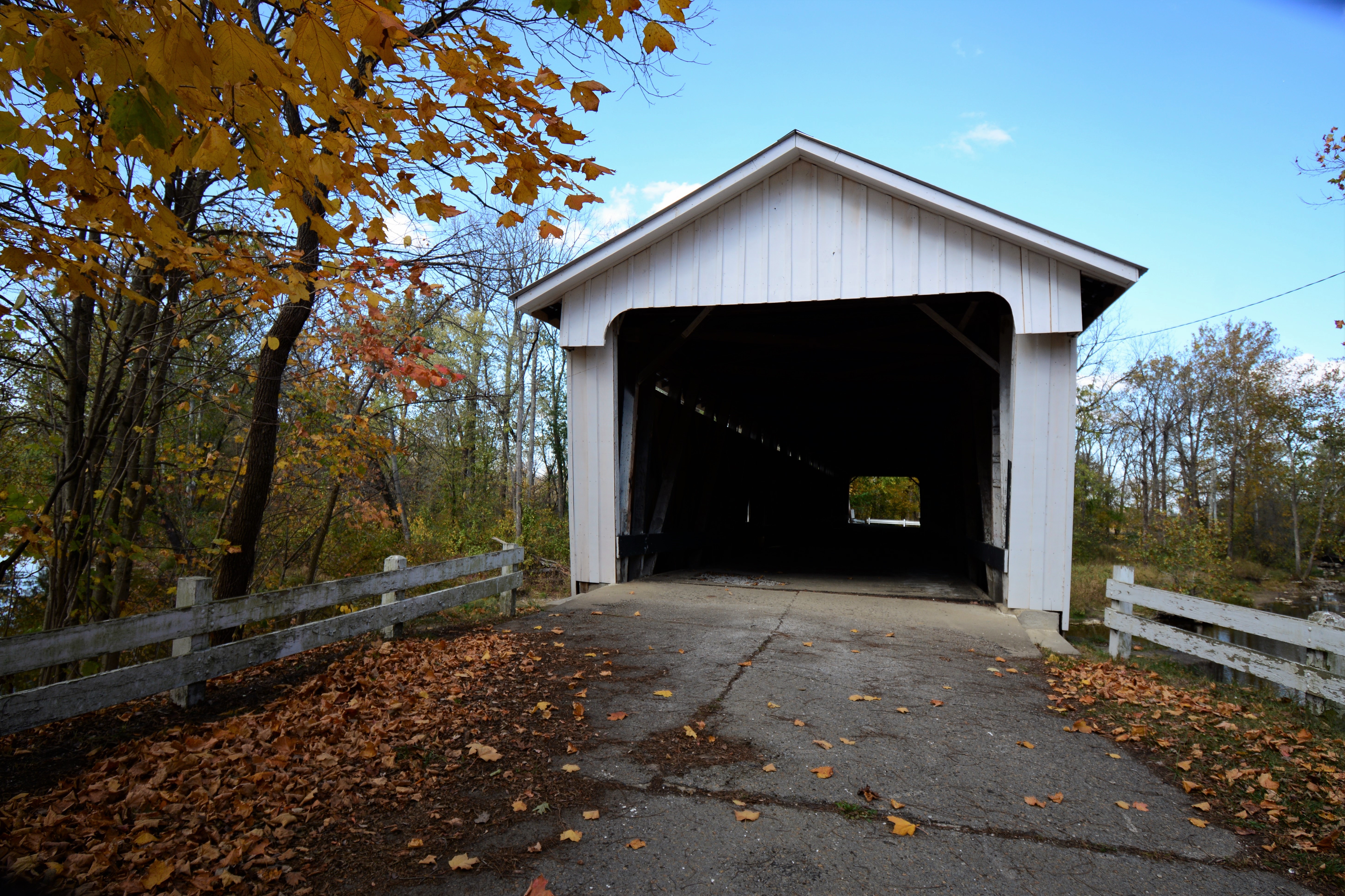 COVERED BRIDGES IN OHIO +: DARLINGTON COVERED BRIDGE - DARLINGTON, INDIANA