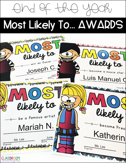 FREE End of the Year Resources | Classroom Shenanigans