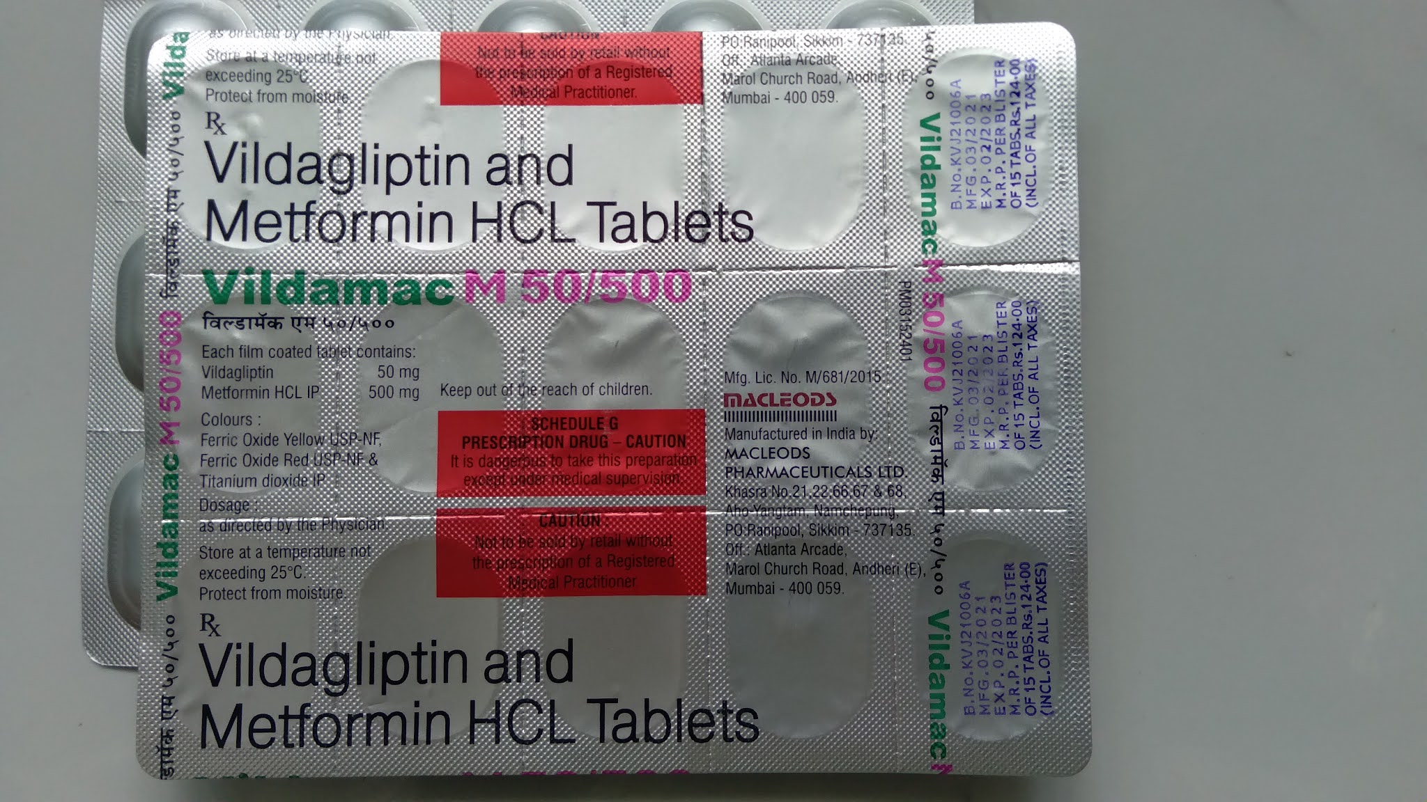 Vildamac M 50 Mg 500 Mg Tablet Uses Dosage Composition Sideeffects vildamac-m-50-mg-500-mg-tablet-uses-dosage-composition-sideeffects