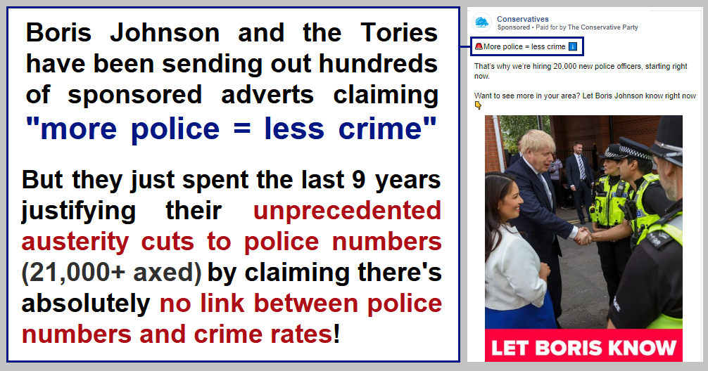 If more police equals less crime, what does less police equal?