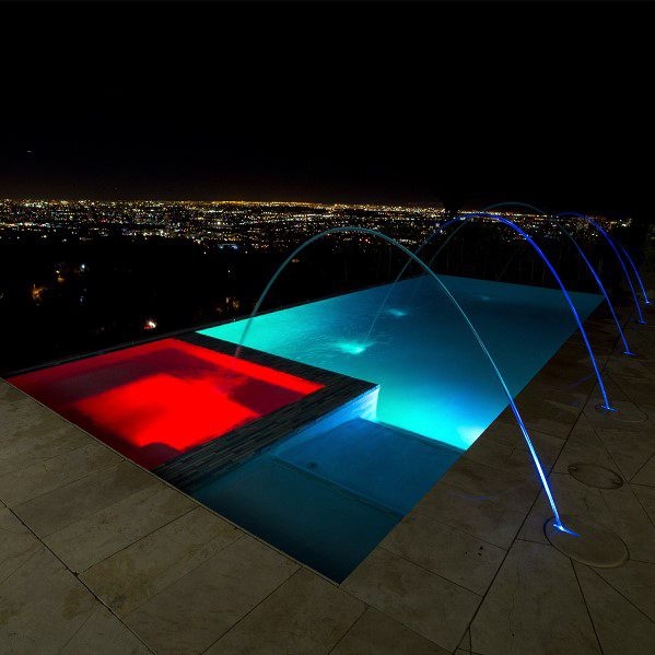 63 Fantastic Pool Lights To Beautify The Nighttime Atmosphere | ARA HOME