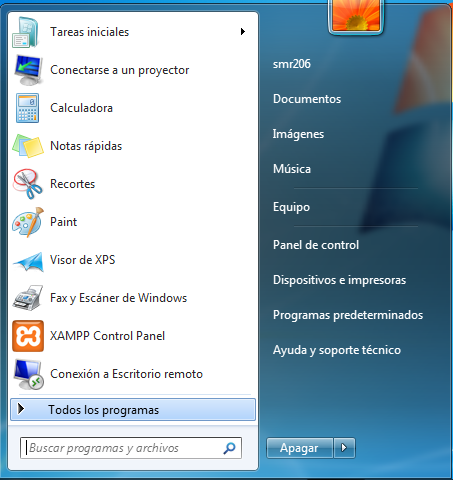 Montar un servidor web local con XAMPP