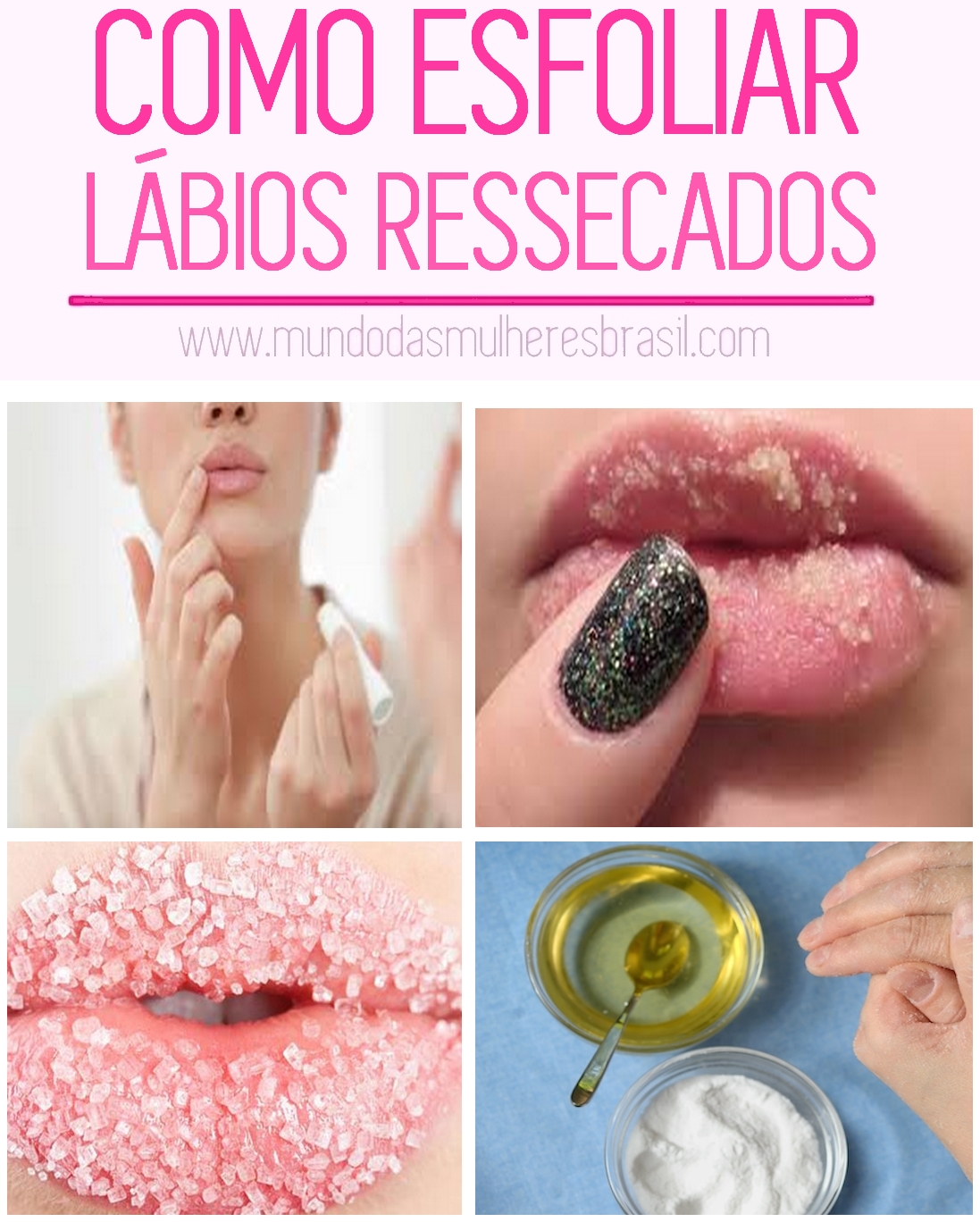 Remédio Caseiro Para Lábios Ressecados - RETOEDU