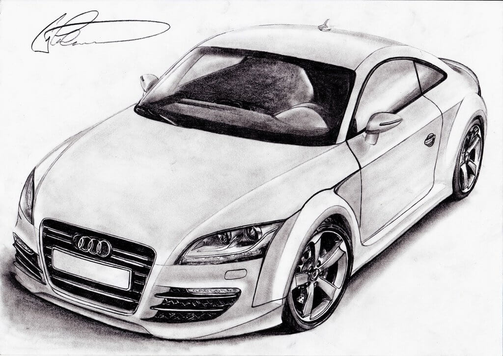 Conoce los Dibujos a lápiz de autos de Ciocalataz