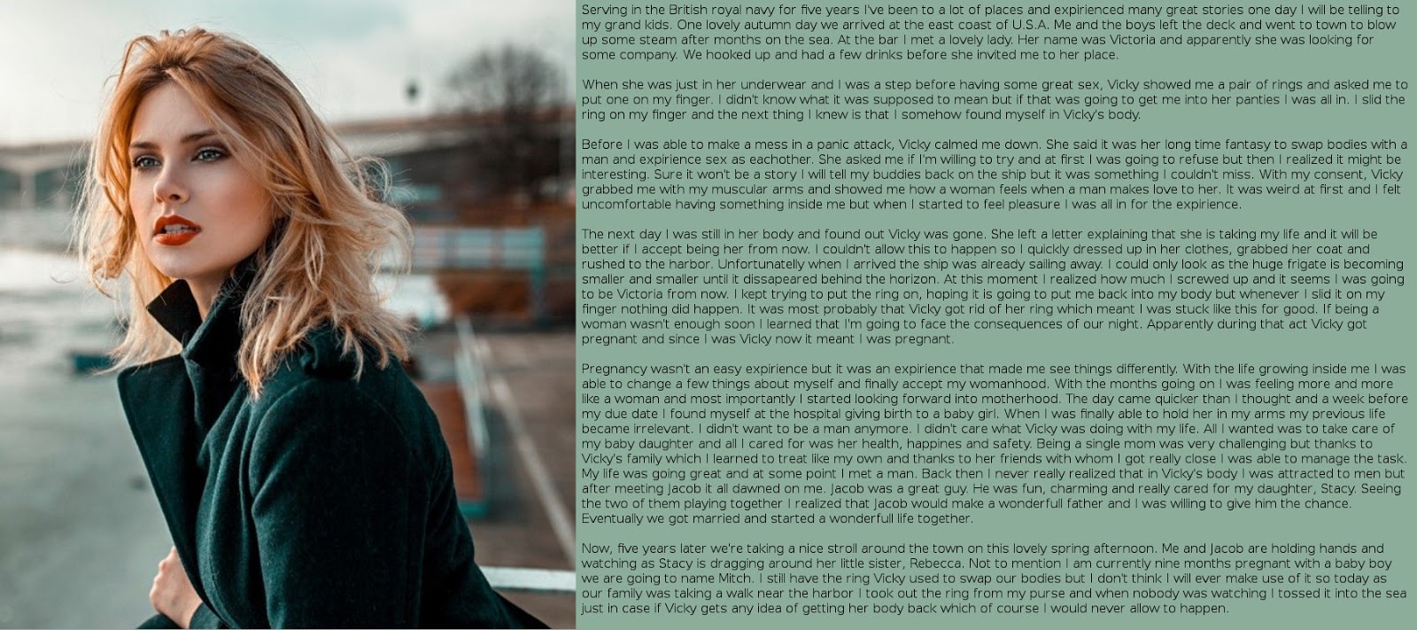 Marti's tg captions: 2018