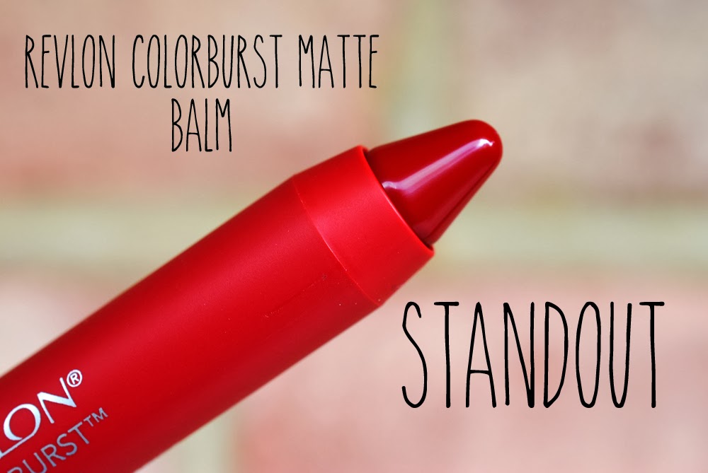 Review and Lip Swatches: Revlon Colorburst Matte Balms: matte+crimson