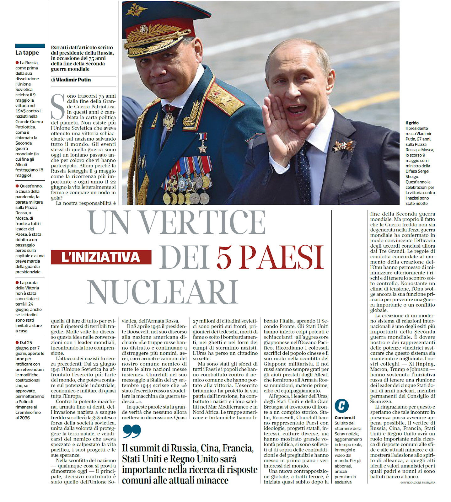 materialismo storico: Un estratto dell'articolo di Volodja su "National ...