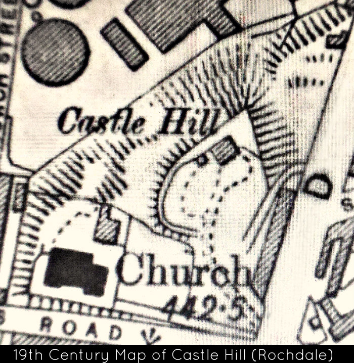 Around Bamford: Rochdale Castle.