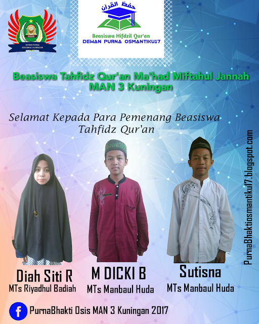 Dewan Purna Osis Man 3 Kuningan 2017
